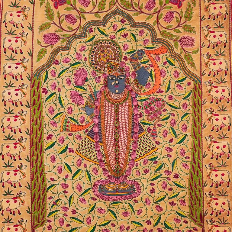 Hand Embroidered Swaroop - Ganesh Emporium
